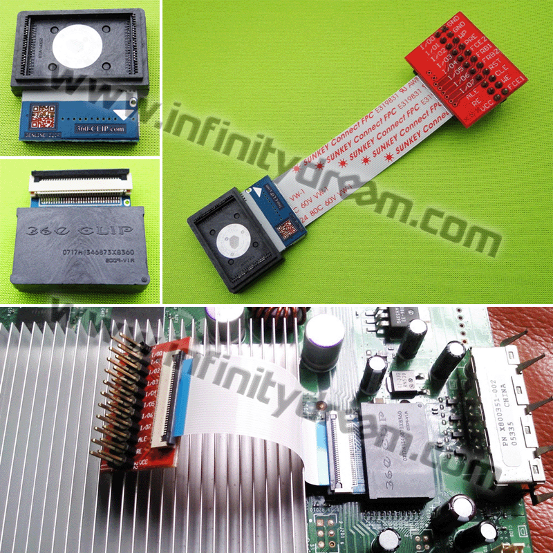 360 Clip 48 NAND Flash X360 / PS3 / WII - Infinitydream